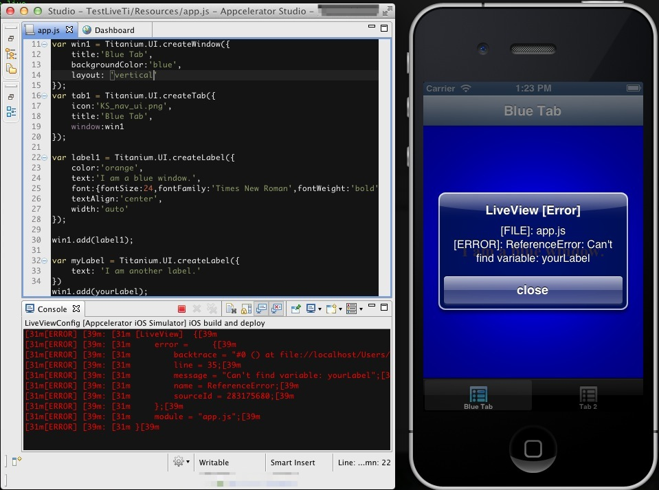 Liveview Documentation And Guides 20 Appcelerator Wiki