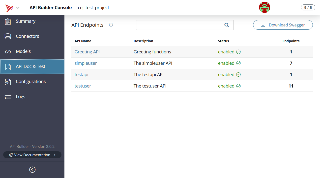 API Builder Console - Documentation & Guides - 2.0 - Appcelerator Wiki