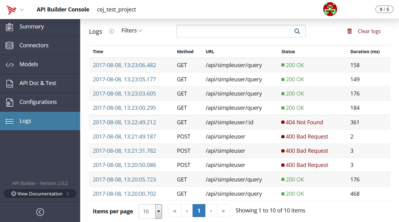 API Builder Console - Documentation & Guides - 2.0 - Appcelerator Wiki