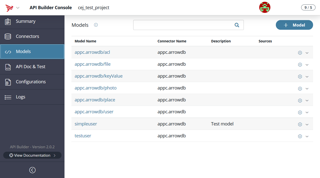 API Builder Console - Documentation & Guides - 2.0 - Appcelerator Wiki
